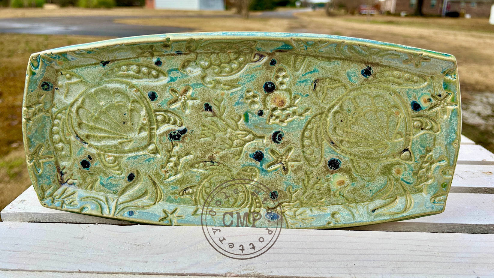 Sea Turtle Textured Roller – Cole Mountain Pottery