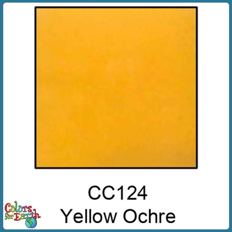 CC124 Yellow Ochre - Colors for Earth Color Concentrate Underglaze ...